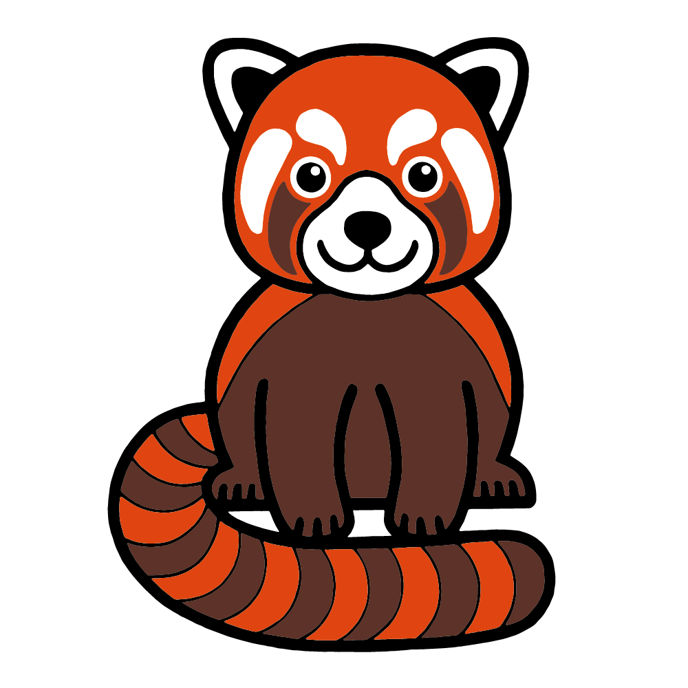 PIN BADGE RED PANDA - PIN BADGES - Bo Bendixen